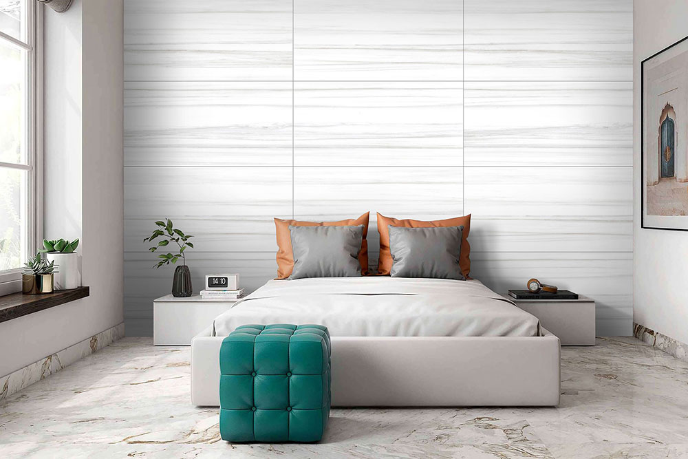 Buy Laaser Bianco (SM) Tile | Glazed Vitrified Tiles - Nitco Tiles & Marble